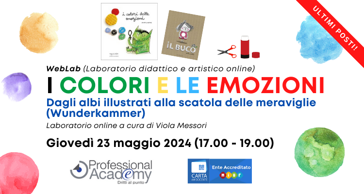 (ULTIMI POSTI) I colori e le emozioni: dagli albi illustrati alla ...